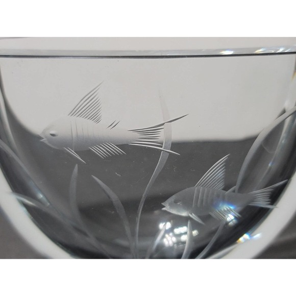 Stromberg | Accents | Vintage Stromberg Fish Pond Mini Glass Vase ...